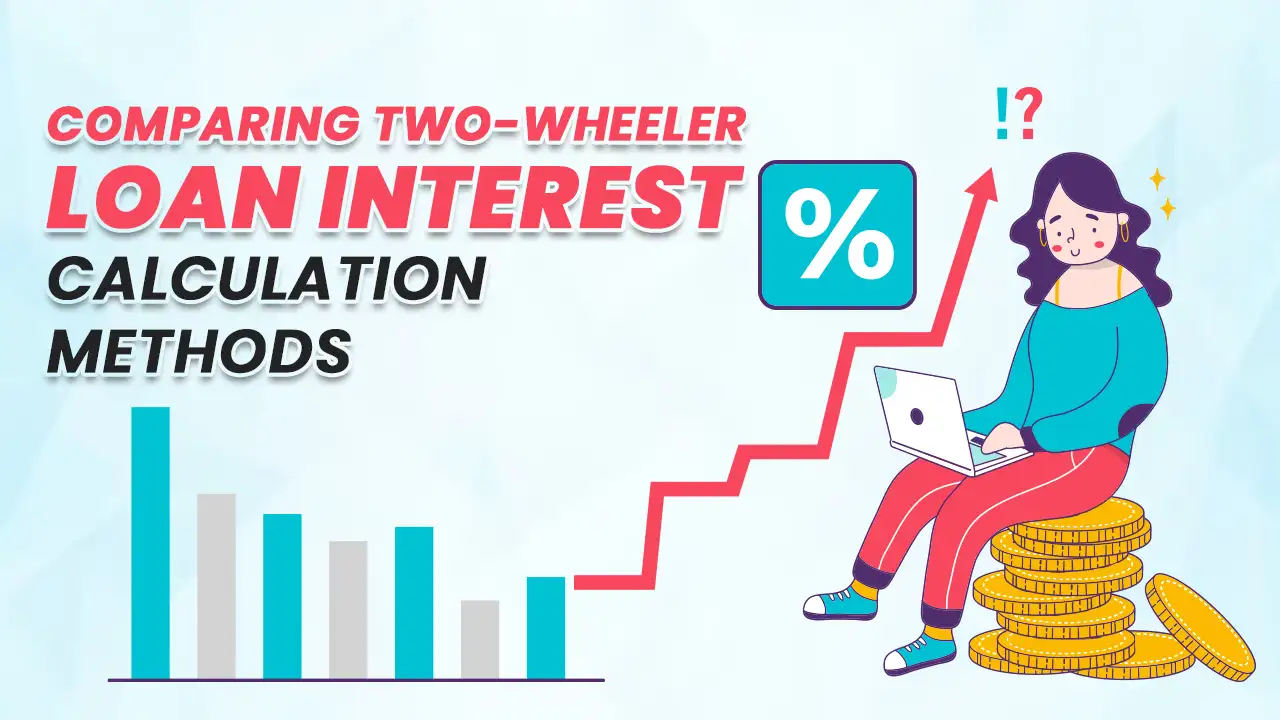 Comparing two-wheeler loan interest calculation methods