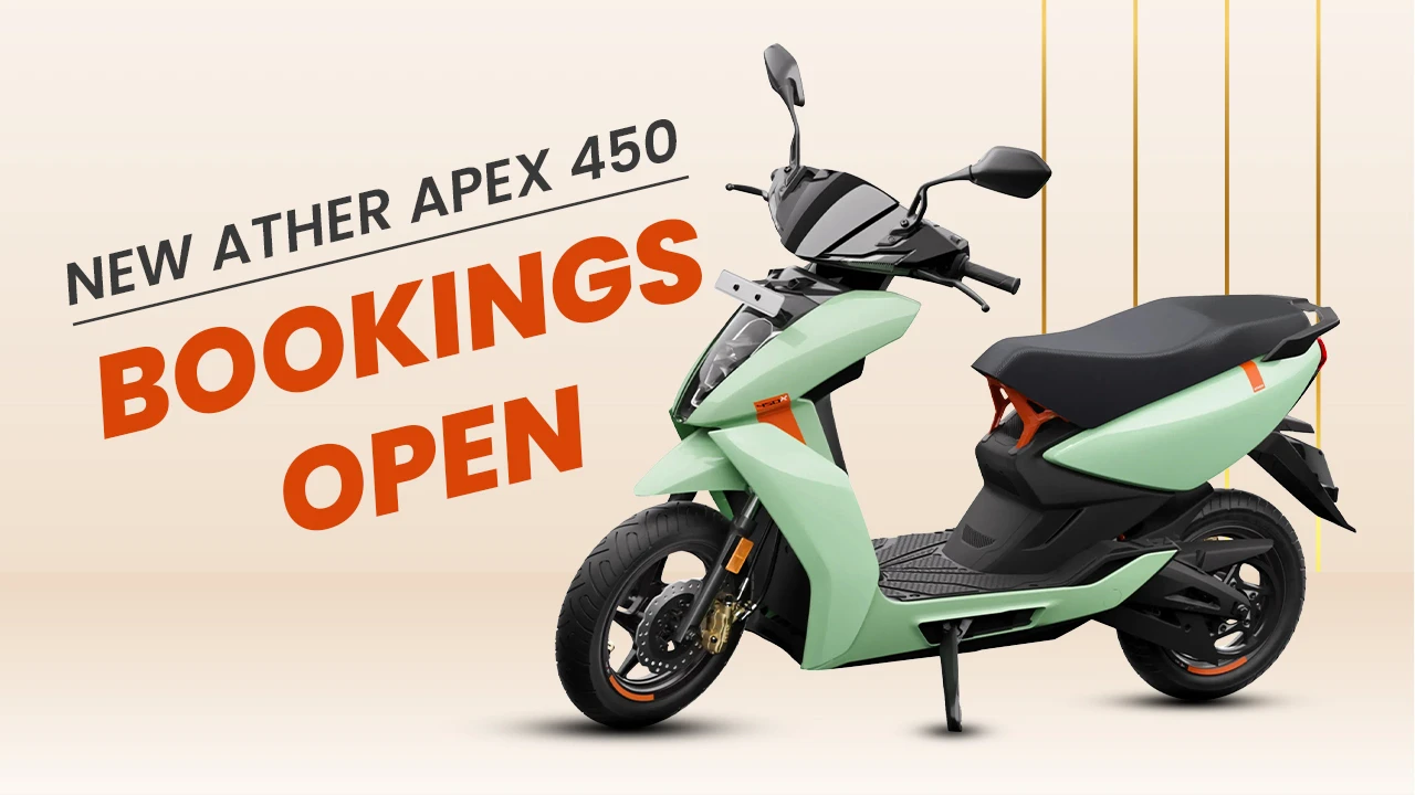 Ather Apex 450 Launch Soon, Bookings Open - 7 Key Details You Must Know