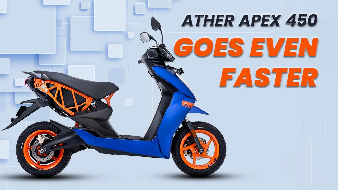 Ather Unveils High-Performance Apex 450 Electric Scooter