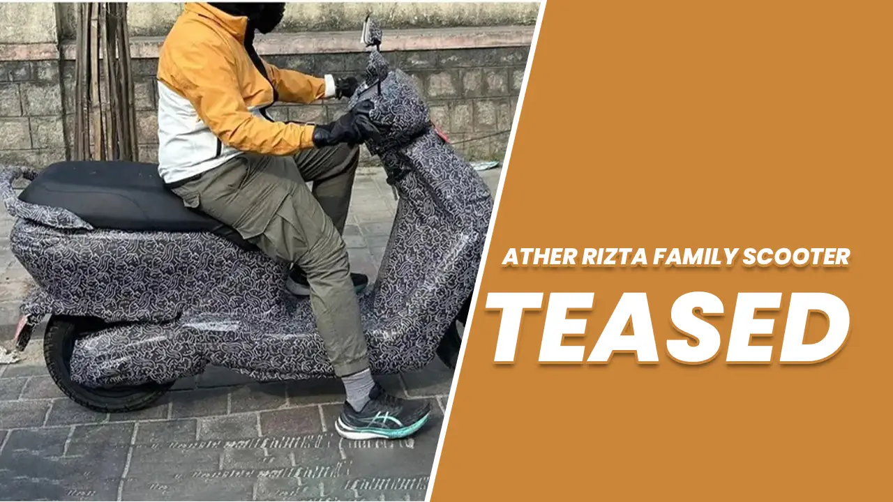 Ather Energy Teases Affordable New Rizta Electric Scooter for Indian ...
