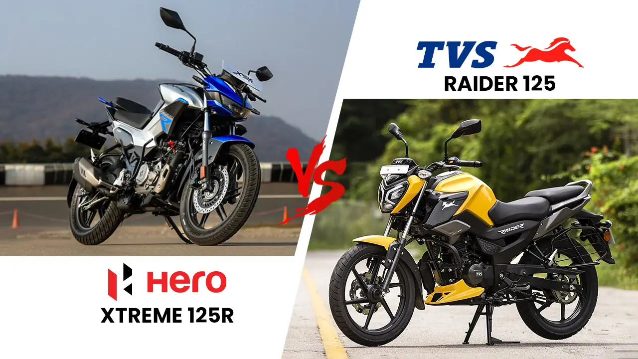 Hero Xtreme 125R vs TVS Raider 125 (2024): In-Depth Comparison