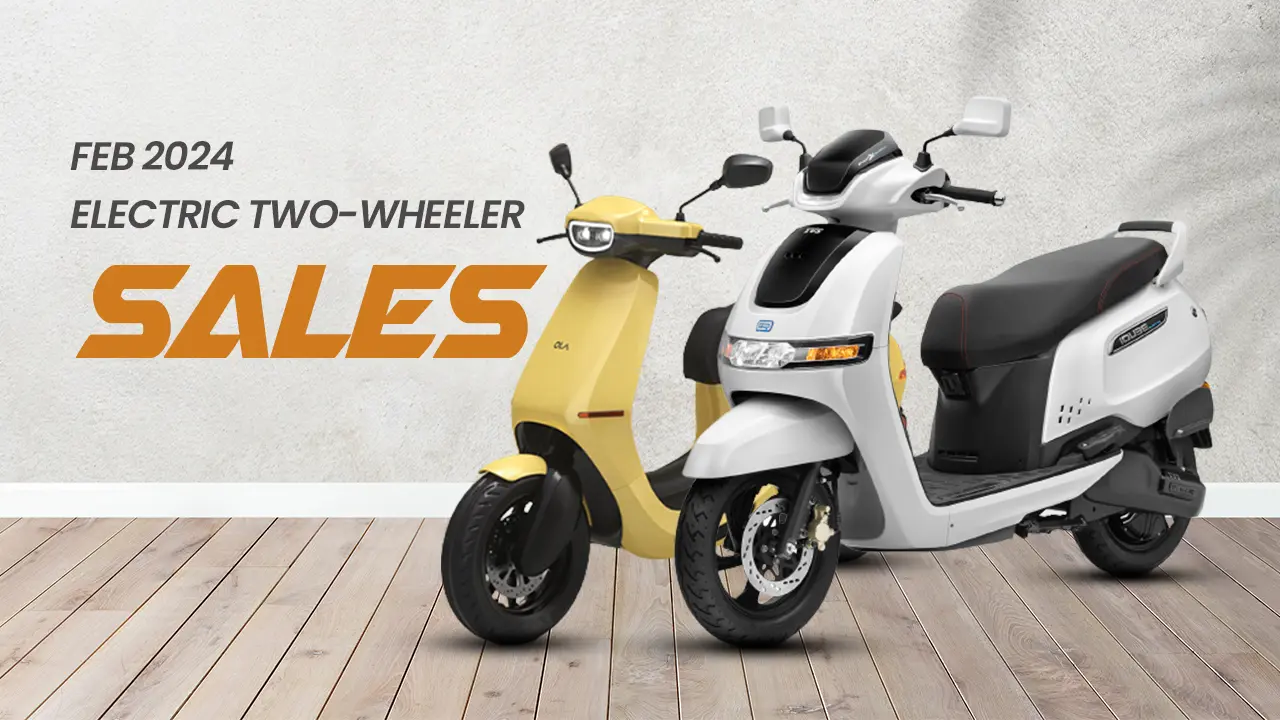 Feb 2024 Electric Two-Wheeler Sales; Ola Maintains Top Position