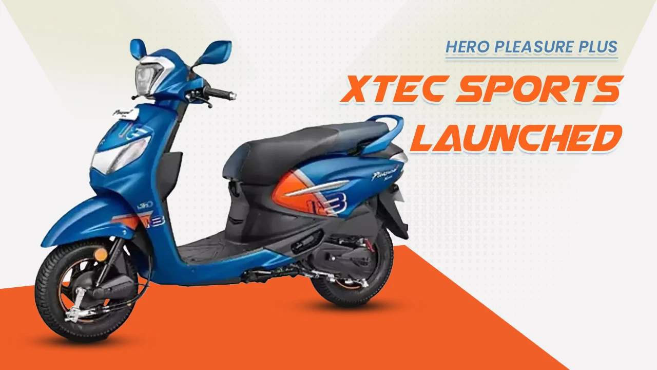 Updated Hero Pleasure Plus Xtec ‘Sports’ Launched In India
