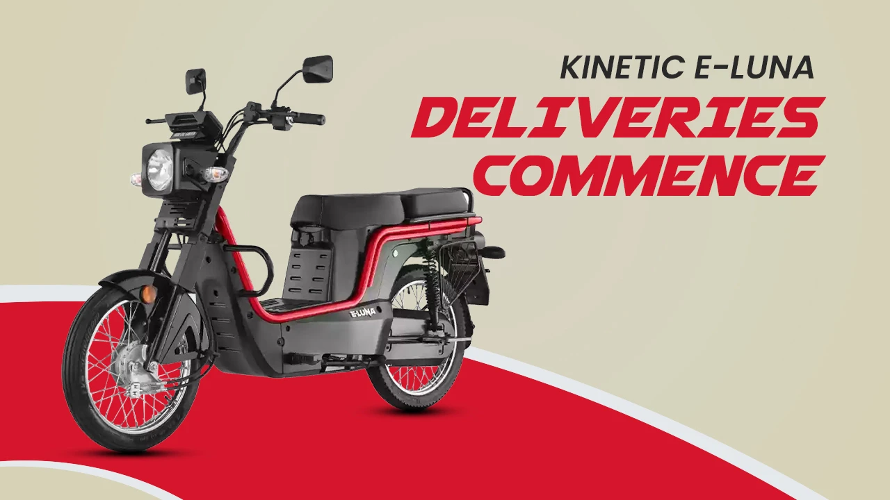 Kinetic Green E-Luna Deliveries Begin In Pune