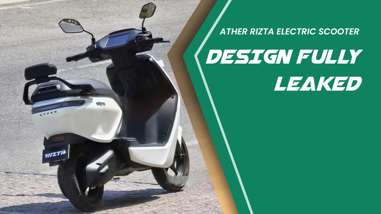 Ather Rizta Electric Scooter: Design Leaked Ahead Of Launch!