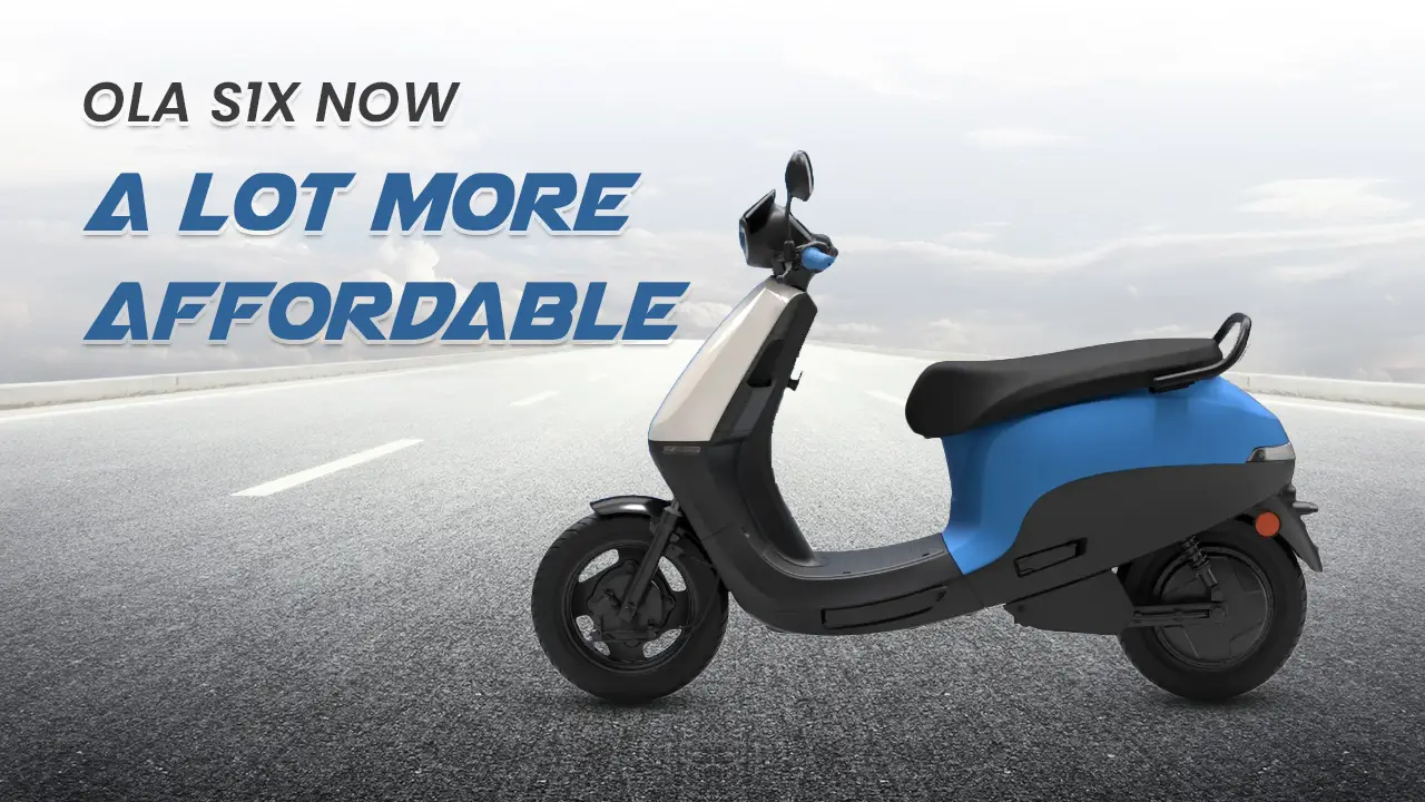 Ola S1X Electric Scooter’s Prices Cut By A Big Margin!