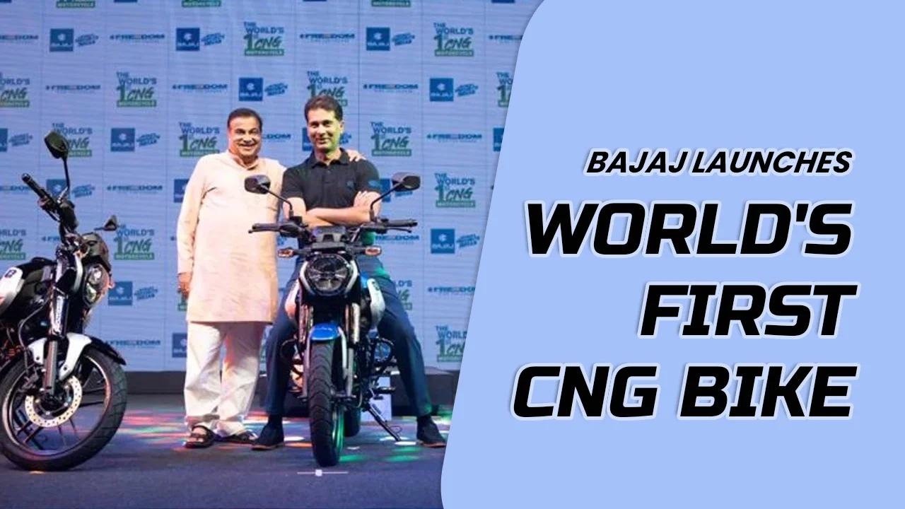 Bajaj Freedom: World's First CNG Motorcycle Launched at Rs 95,000