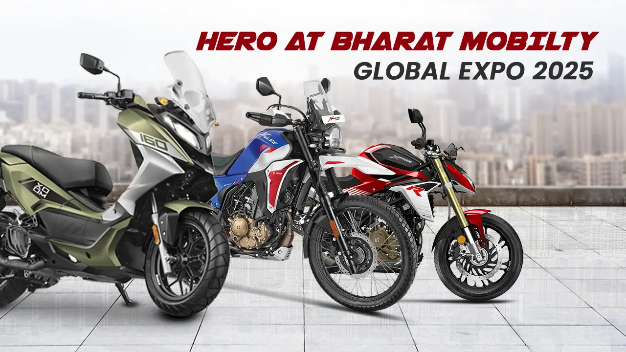 Hero MotoCorp at Auto Expo 2025: Xtreme 250R, XPluse 210,Xoom 160 & More