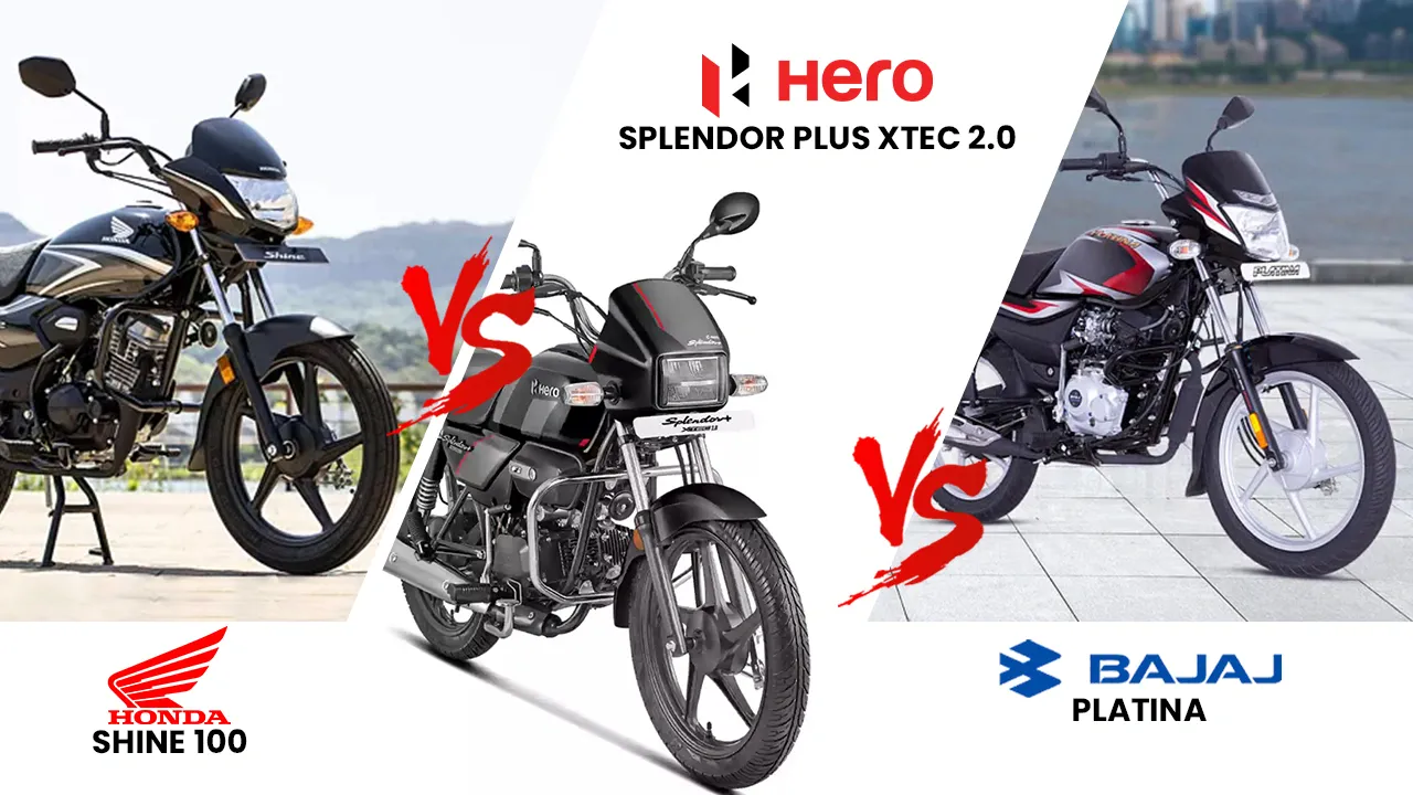 Best Budget Bike in India: Hero Splendor Plus Xtec 2.0, Honda Shine 100 ...