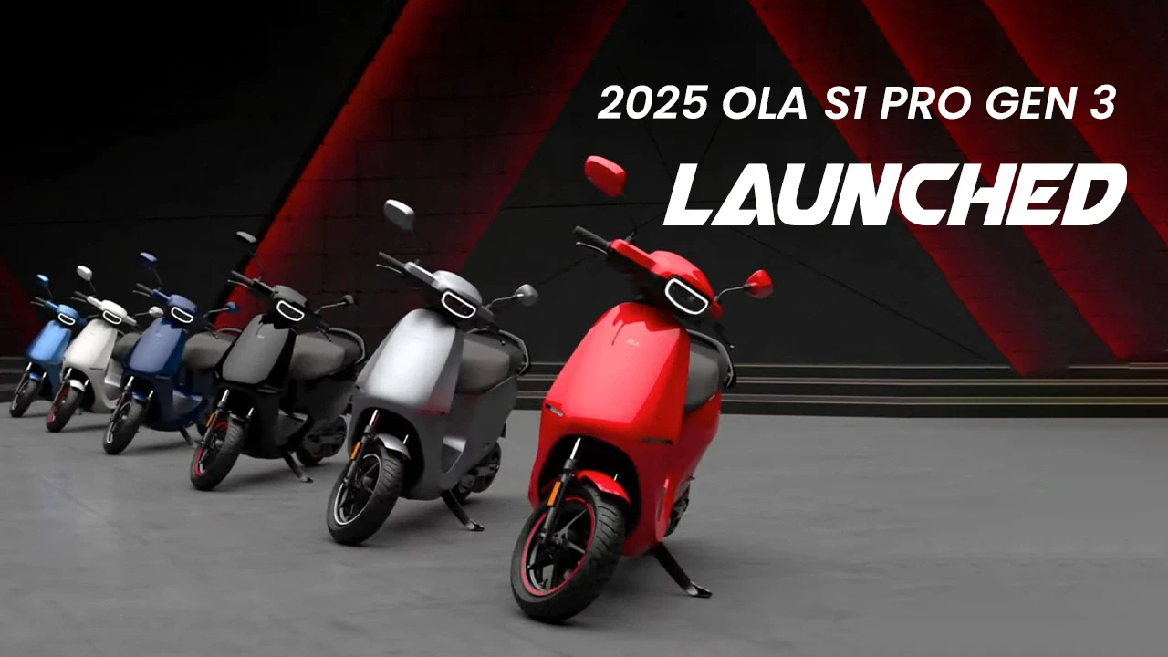 Ola Launches New Scooty S1 Pro Gen 3 –Price, Battery Range, Features