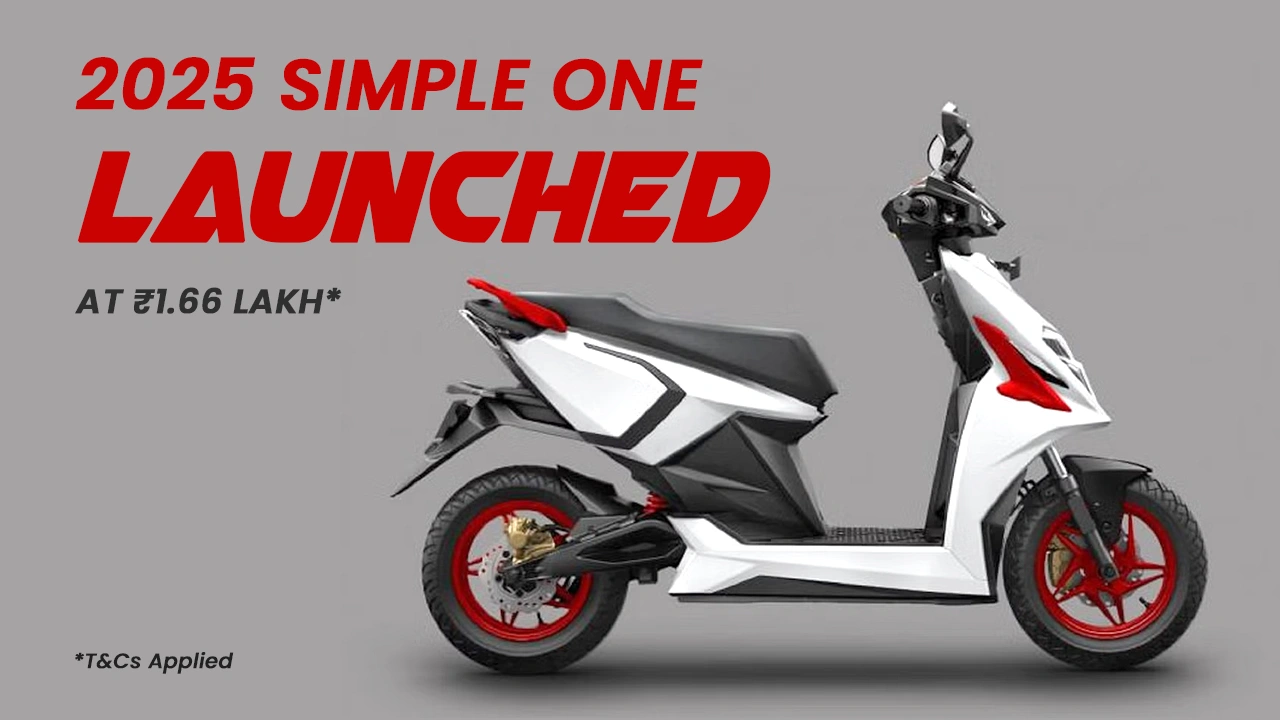 New Electric Scooty Launch in India: Simple One Gen 1.5 Price, Features ...