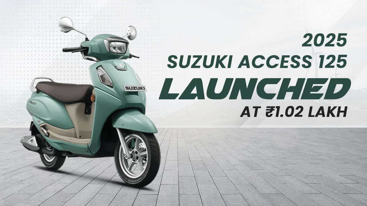 2025 Suzuki Access 125 Launched India | Price ₹1.02 Lakh, TFT Display