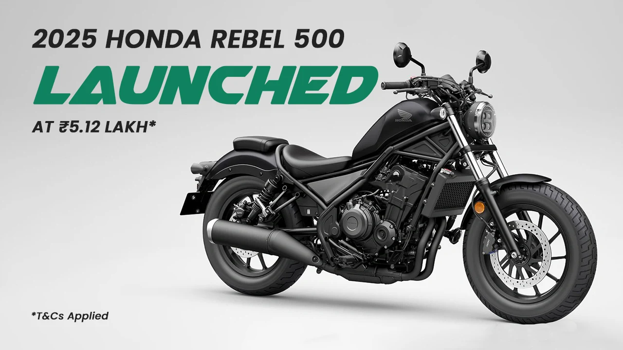 Honda Rebel 500 Launched in India at ₹5.12 Lakh | Specs, Price, Bookings