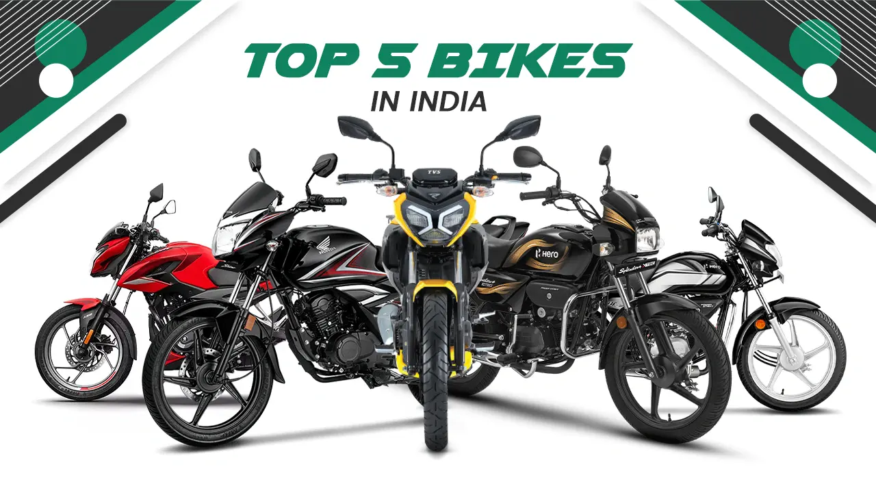 Top 5 Bikes in India – April 2025 | Best-Selling Motorcycles & Sales Report
