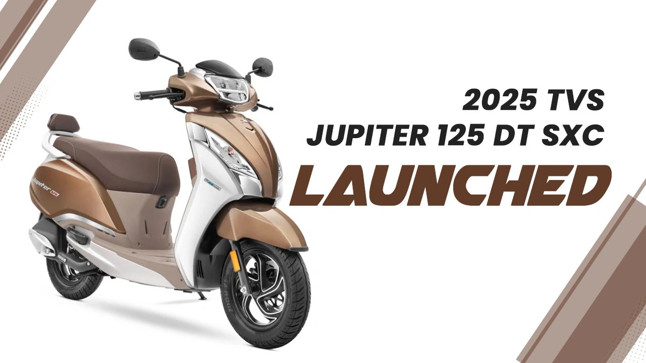 2025 TVS Jupiter 125 DT SXC Launched! Price & Features