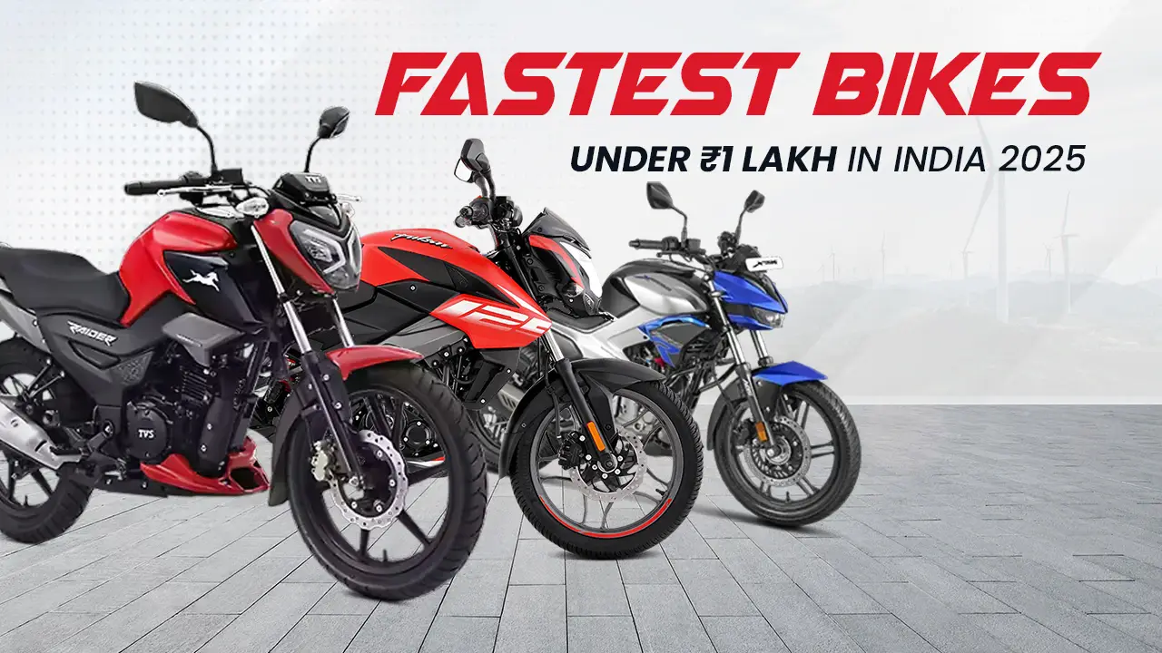 Fastest Bikes Under ₹1 Lakh in India 2025 | Top Speed & Price