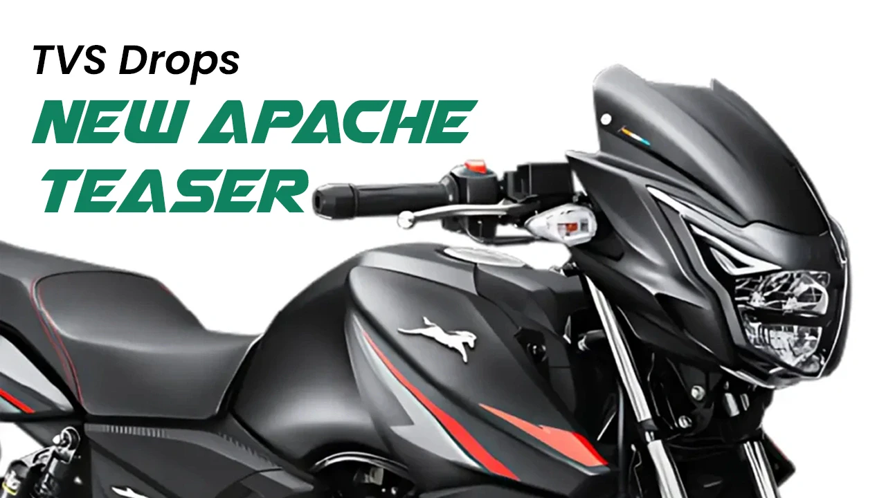 New TVS Apache Teased: RTR 180 or RTR 160 Update? | Expected Price ...