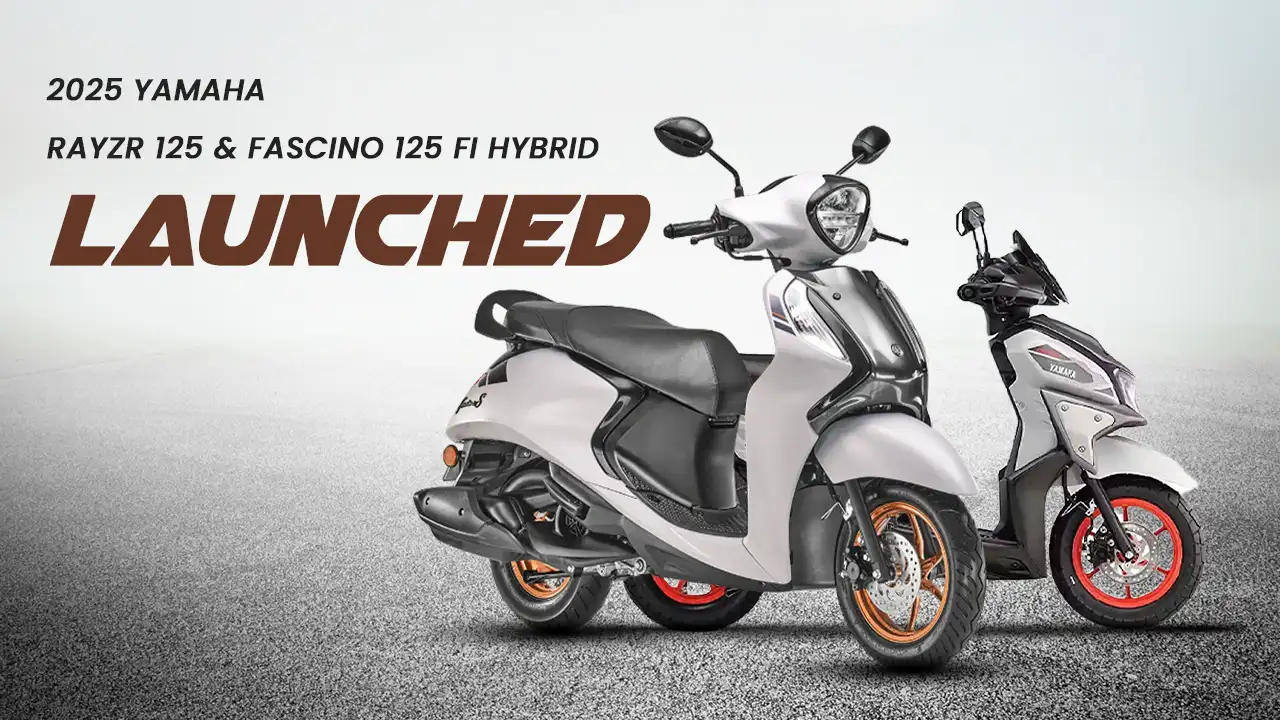 Yamaha RayZR 125 & Fascino 125 Fi Hybrid Launched
