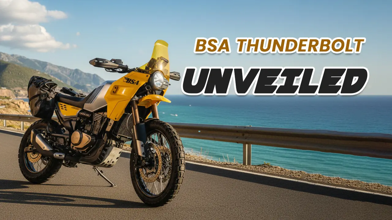 BSA Thunderbolt EICMA 2025 Unveiling – 334 cc Adventure Bike