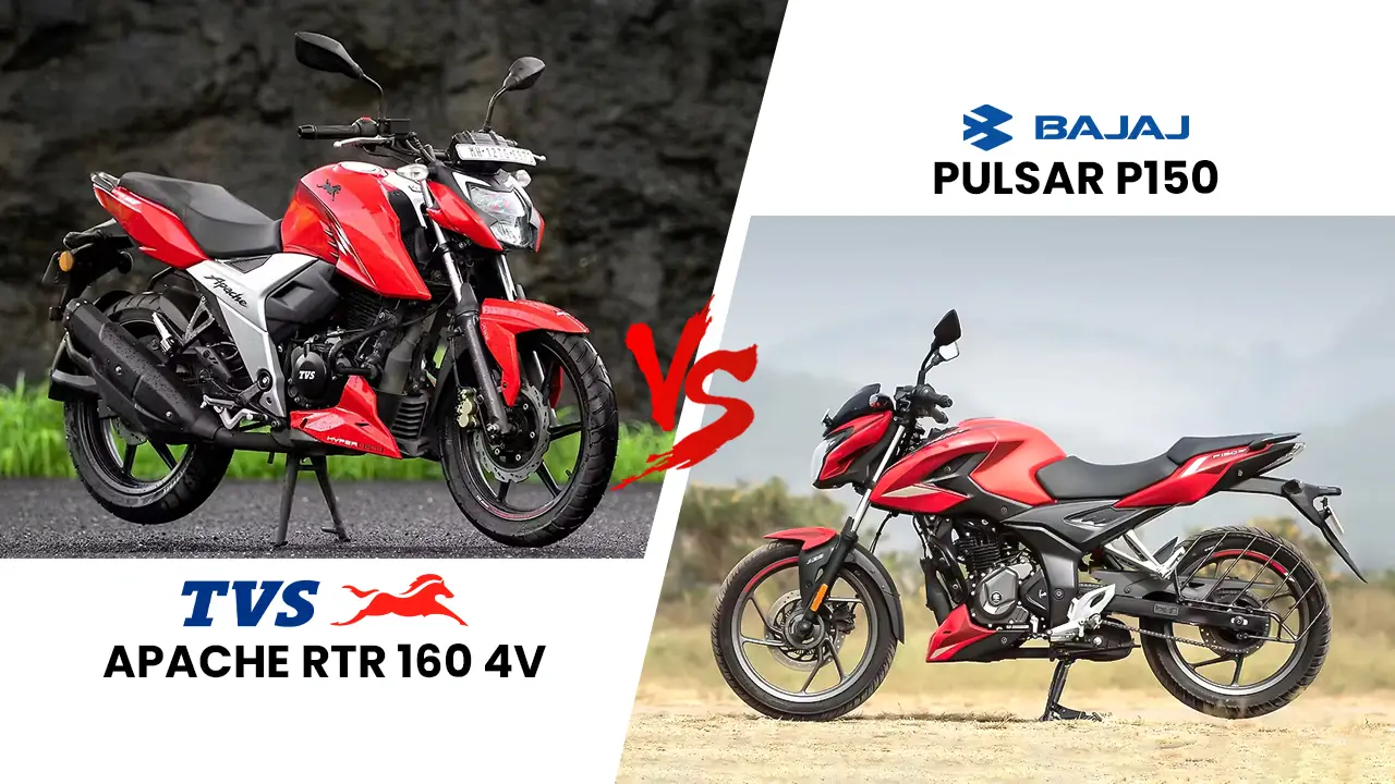 TVS Apache RTR 160 4V vs Bajaj Pulsar P150 – Top Performance Bike ...