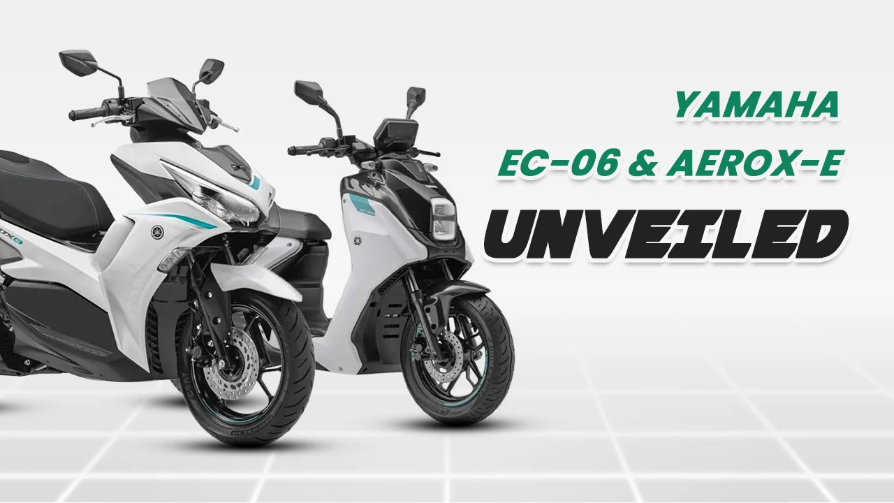 Yamaha EC-06 & Aerox-E Unveiled in India – Specs, Range, Launch
