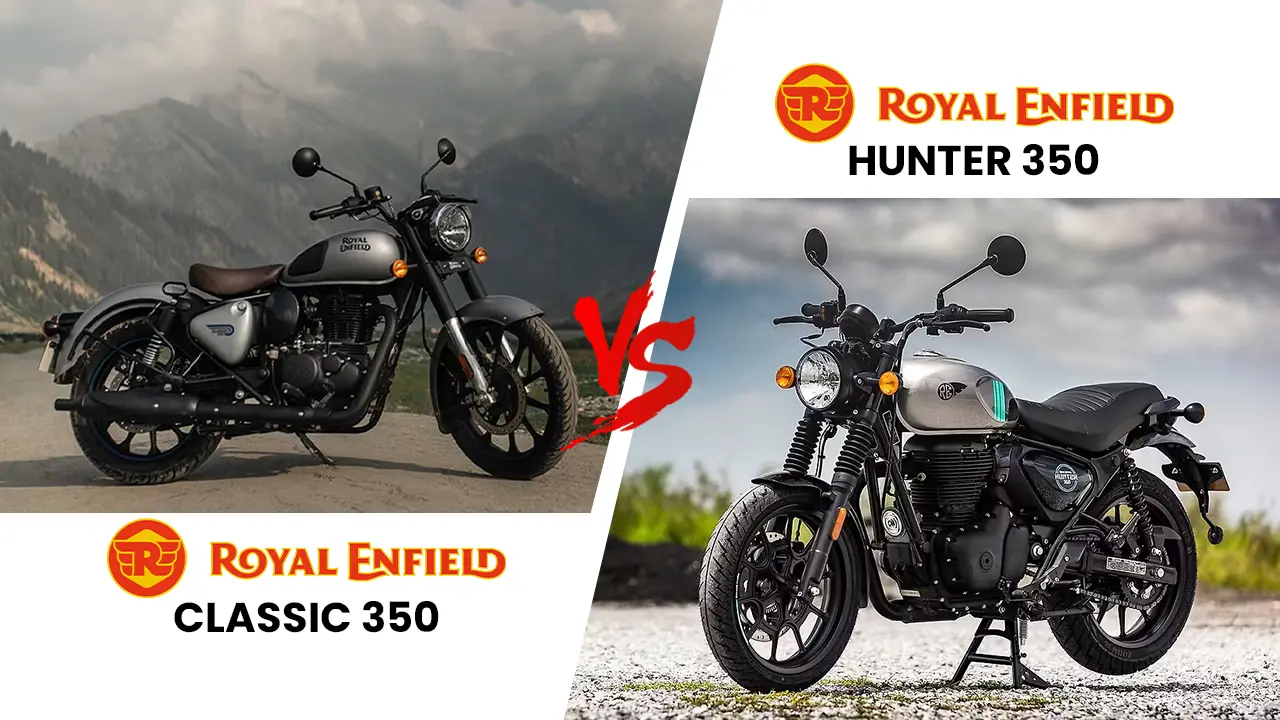Royal Enfield Classic 350 vs Hunter 350 – Which 350 cc is Worth It?