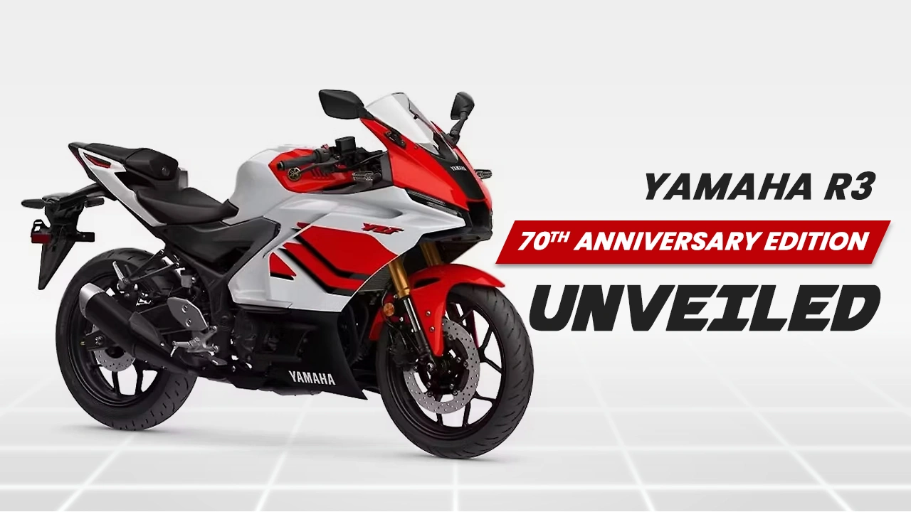Yamaha R3 70th Anniversary Edition — Retro Livery