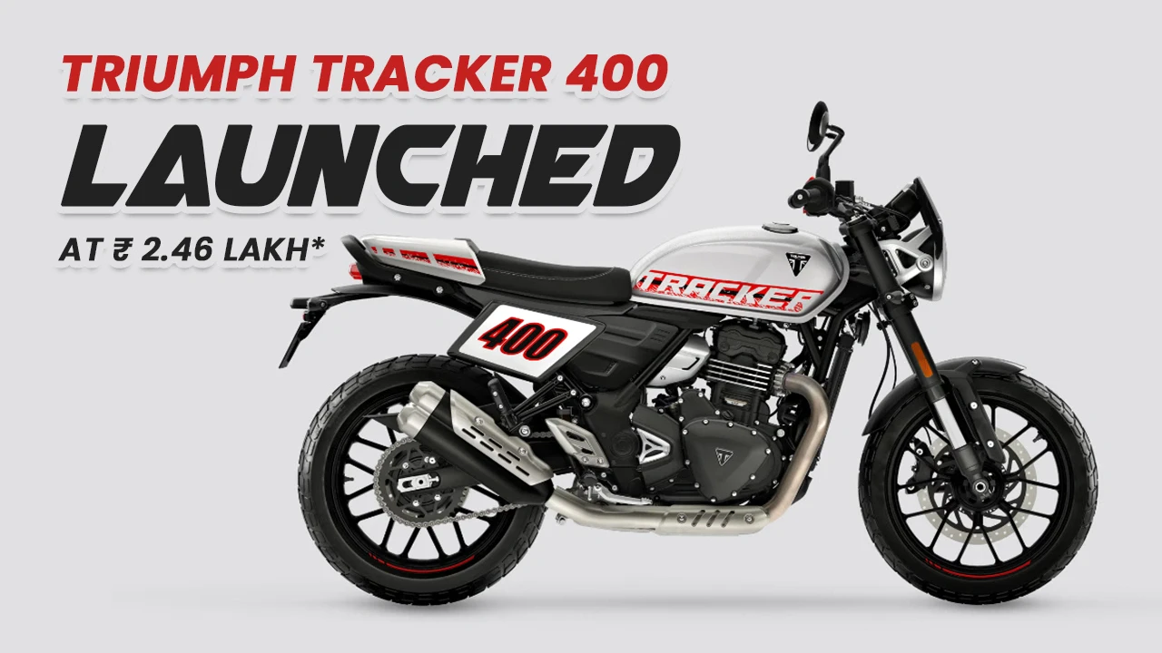 Triumph Tracker 400 Launched in India at Rs 2.46 Lakh