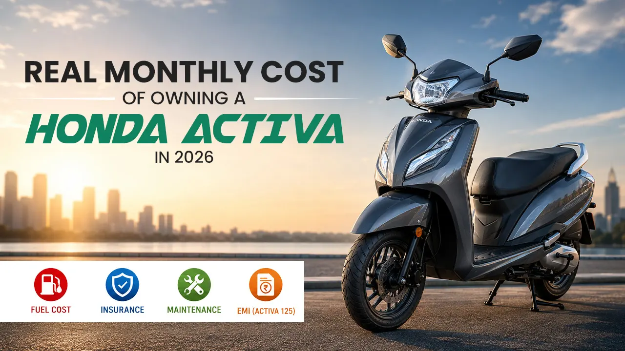 Honda Activa Monthly Cost 2026: Fuel, EMI & Insurance
