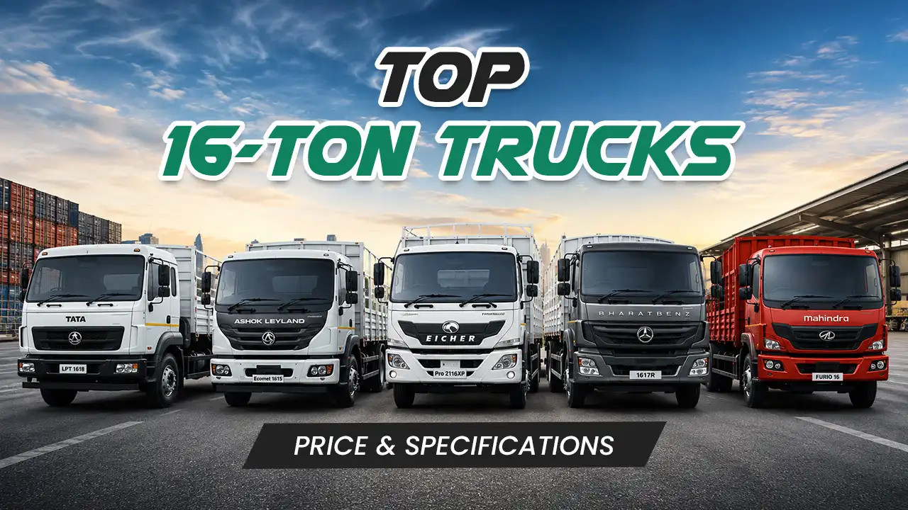 Top 10 16-Ton Trucks in India (2026): Price, Mileage & Specifications ...