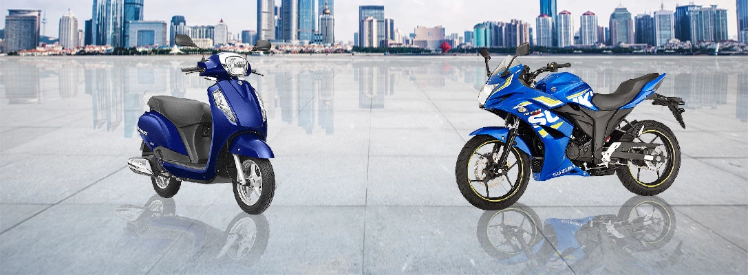 Get Easy Two Wheeler Loans for Suzuki Bikes & Scooters | Drivio